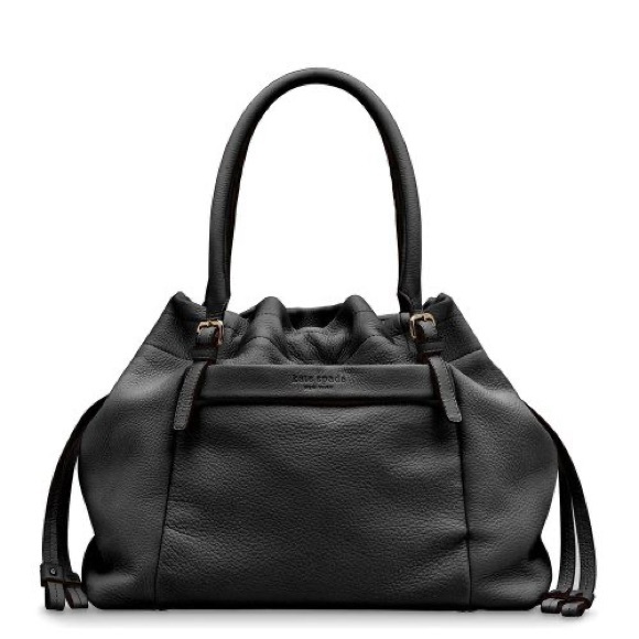 kate spade | Bags | Kate Spade Westbury Drawstring Opus Black Leather ...